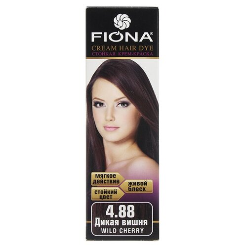 Fiona стойкая крем-краска для волос, 4.88 Дикая вишня , 110 мл