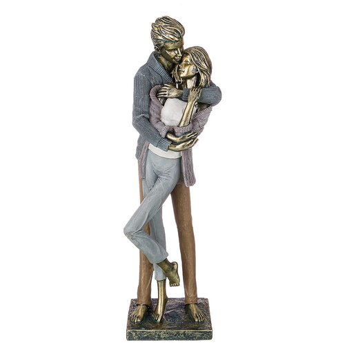 Статуэтка Влюбленные 15*15*46 см серия Фьюжн Lefard декоративная фигурка для интерьера Влюбленная пара