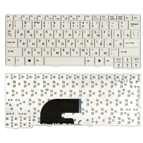 Клавиатура для ноутбука 9J. N9482.20R белая