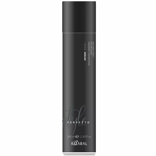 Kaaral STYLE Perfetto Лак без газа фиксации экстра DEFINER EXTRA STRONG HOLD WORKING NO AEROSOL SPRAY 350мл
