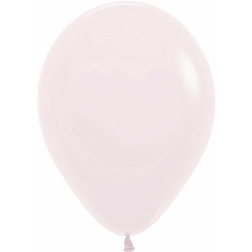 Шарики воздушные (5'/13 см) Макарунс, Нежно-розовый (609), пастель, 100 шт. набор шаров на праздник