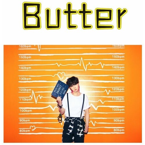 Постер BTS BUTTER SUGA А4
