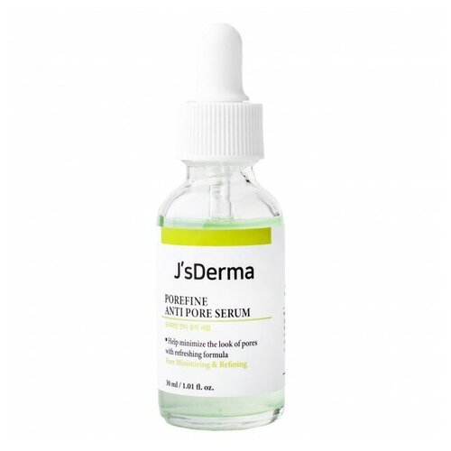 JsDerma Porefine Anti Pore Serum Сыворотка для сужения пор лица, 30 мл