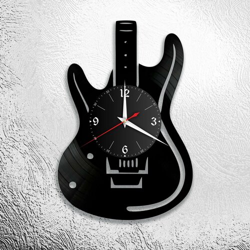 Настенные часы с изображением гитары