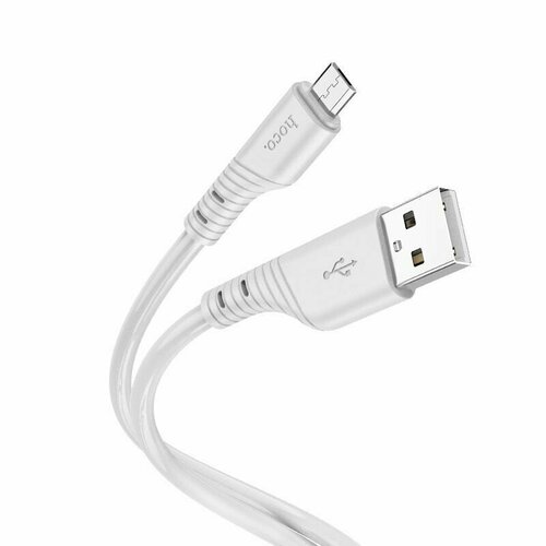 Кабель USB 2.4A (microUSB) 1м HOCO X97 Серый