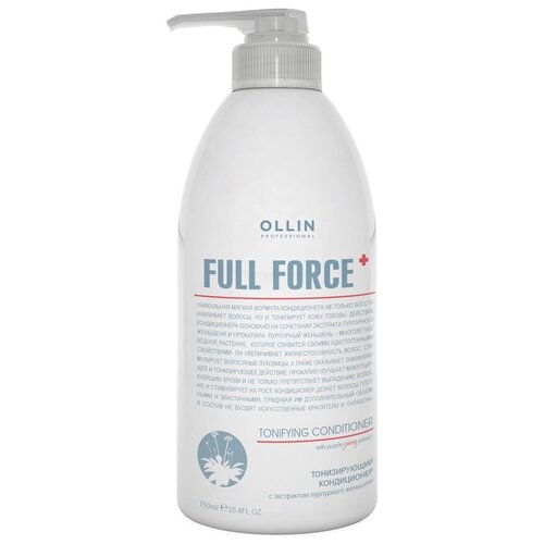 OLLIN Professional кондиционер Full Force Tonifying With Purple Ginseng Extract, 750 мл