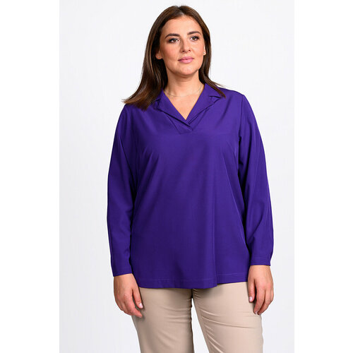 Блуза  SVESTA, размер 58, фиолетовый