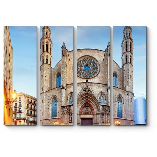 Модульная картина Церковь Святой Марии, Барселона150x113