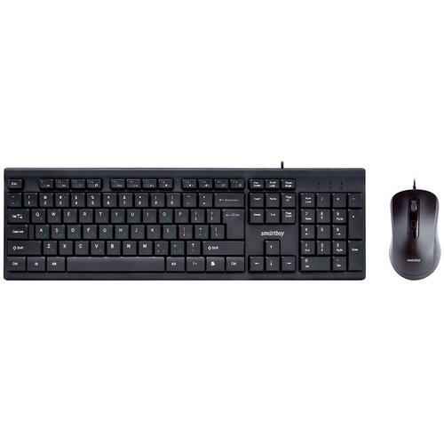Проводной комплект клавиатура+мышь Smartbuy ONE 114282 черный (SBC-114282-K)