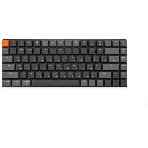 Игровая клавиатура Keychron K3 RGB version 2 Keychron low profile Brown optical switch серый