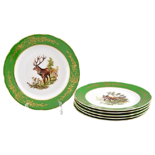 Набор тарелок мелких Мэри-Энн Золото полей, 19 см, 6 шт, Leander