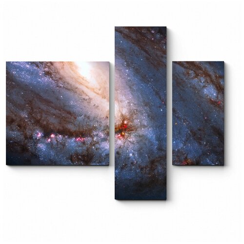 Модульная картина Свет галактик90x74