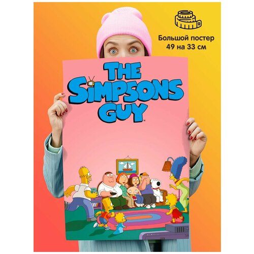 Постер плакат Симпсоны