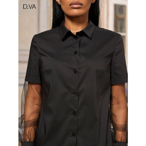 Рубашка D.va, размер 40, черный