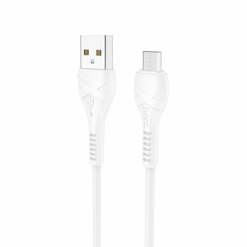 Дата-кабель USB 2.4A для Micro USB Hoco X37 PVC 0.5м White