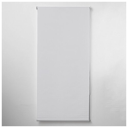 Штора рулонная «Механика», 90*180 см (с учётом креплений 3,5 см), цвет белый