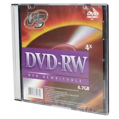 Диск VS DVD-RW 4,7 GB 4x SL