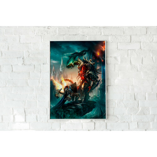 Плакат без рамы World of Warcraft/Компьютерная игра/ Плакат на стену 30х42 см / Постер формата А3
