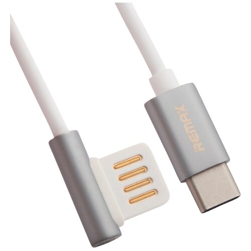 Кабель Remax Emperor USB - USB Type-C (RC-054a), 1 м, 1 шт., серебристый