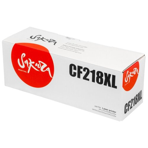 Картридж Sakura CF218XL, 6000 стр, черный