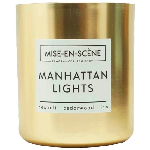 Свеча Ambientair Mise En Scene Manhattan Lights (VV050AQMS), золотой
