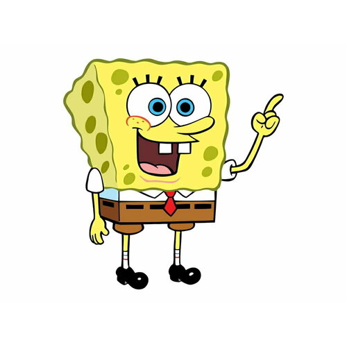 Плакат, постер на холсте SpongeBob/Губка Боб/комиксы/мультфильмы. Размер 42 х 60 см