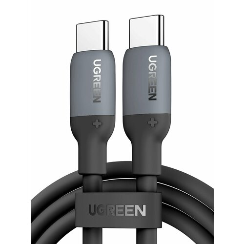 Кабель UGREEN US563 (15285) USB-C to USB-C Silicone Fast Charging Cable. Длина: 2м. Цвет: черный