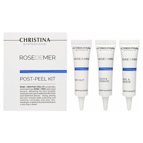 Набор для постпилингового ухода Christina Rose de Mer Post Peel kit 3 препарата