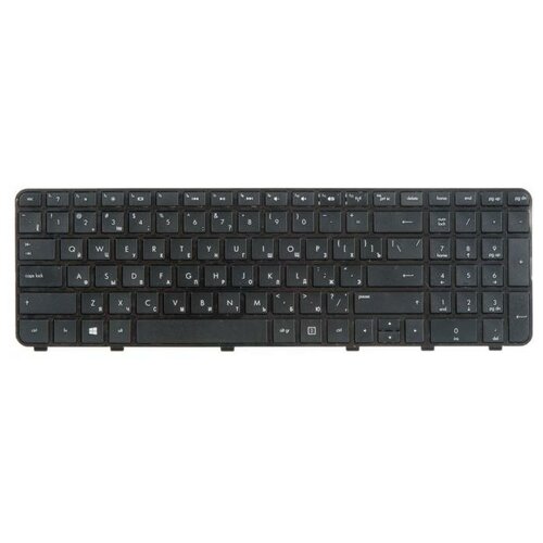 Клавиатура для HP для Pavilion dv6-6000 (634139-251) Black, black frame, гор. Enter