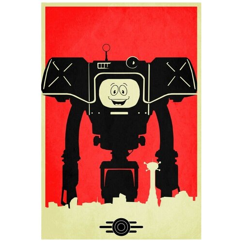Плакат, постер на бумаге Fallout 4/Фаллаут 4. Размер 21 на 30 см