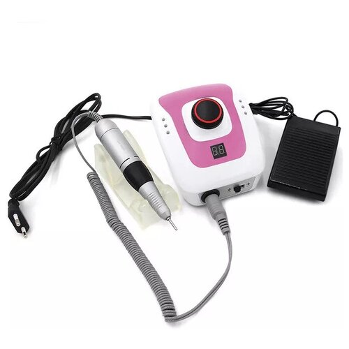 JessNail Аппарат для маникюра и педикюра DM-206, розовый