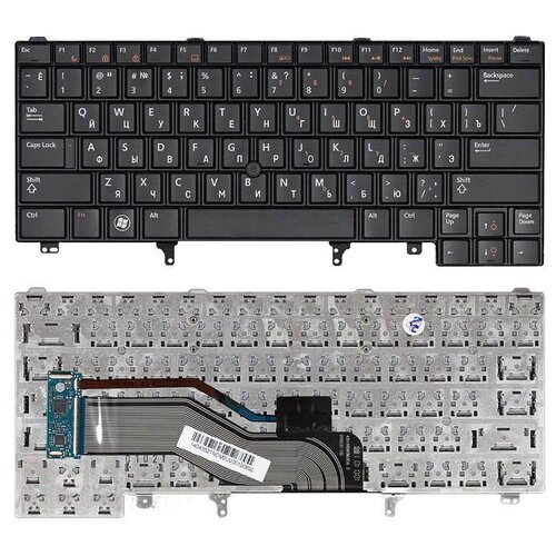 Клавиатура для ноутбука Dell 9Z. N5MBC.00R русская, черная с указателем