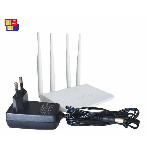 Wi-Fi роутеры с сим-картой 4G HD-com Mod: C80-4G(W) (S161954GR) и 4G-lte модемом - Wi-Fi 3G/4G/LTE роутер с модемом. 3g/4g модем, 4g wi fi роутер