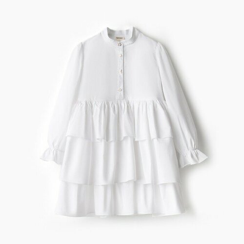 Платье Minaku, размер 128 см, белый