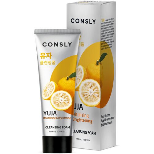 Consly пенка для умывания витаминизирующая с экстрактом юддзу Yuja Revitalizing & Brightening, 100 мл, 110 г