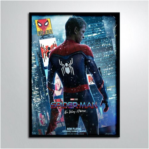 Постер в раме/Марвел Человек-паук Нет пути домой Снег Marvel Spider-Man: No Way Home