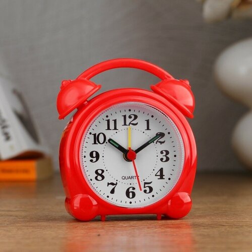 SUI Часы - будильник настольные "Классика", дискретный ход, циферблат d-6 см, 9 х 8 см, АА