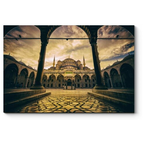 Модульная картина Мечеть в пасмурную погоду 30x20