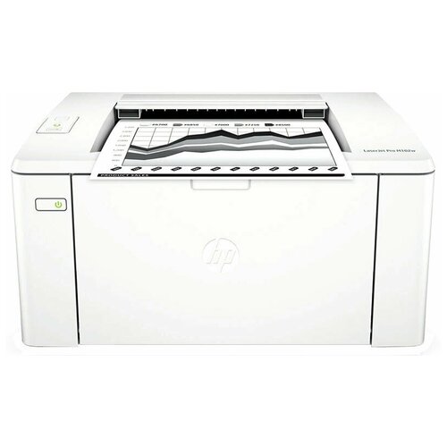 Принтер лазерный HP LaserJet Pro M102w, ч/б, A4, белый