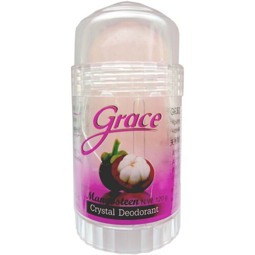 MANGOSTEEN, Crystal Deodorant, Grace (Дезодорант кристаллический алунитовый, мангустин, Грэйс), 120 г.