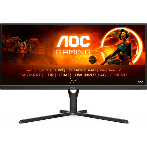 Игровой монитор AOC Gaming U34G3XM/EU