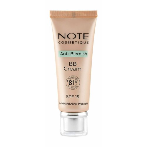 ВВ-крем для проблемной, жирной и склонной к акне коже / 4 Medium Beige / Note Anti-Blemish BB Cream SPF 15