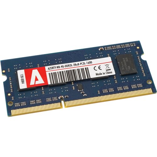 Оперативная память Azerty SODIMM DDR3L 4Gb 1600 MHz