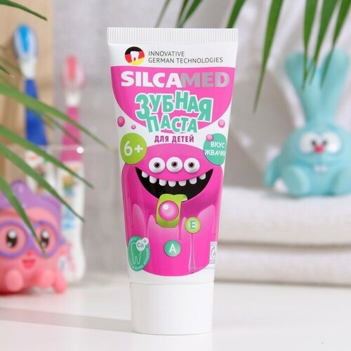 Зубные пасты Silca Детская зубная паста SILCAMED со вкусом жвачки