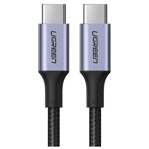 Кабель UGreen US316 USB Type-C - USB Type-C, 3 м, 1 шт., черный