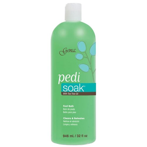 Gena Средство для педикюрной ванночки Pedi soak с маслом чайного дерева, 946 мл