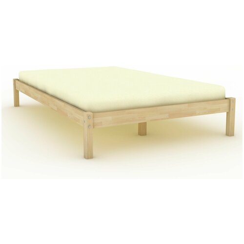 Двуспальная кровать "Берёзка 4" без покрытия, 140x190 см, ORTMEX