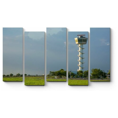 Модульная картина Башня на фоне летнего неба110x64