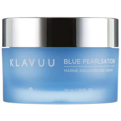KLAVUU Blue Pearlsation Marine Aqua Enriched Cream Увлажняющий крем для лица с морским коллагеном, 50 мл