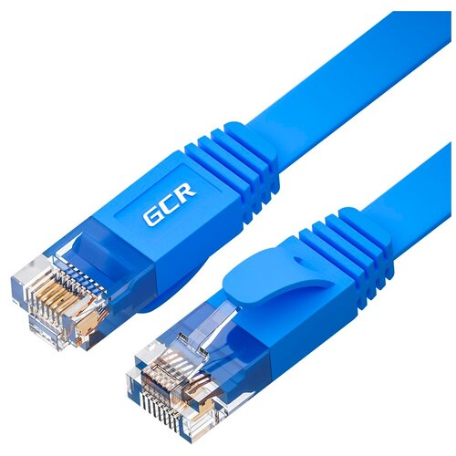 Патч-корд GCR RJ-45(M) - RJ-45 (M) (GCR-LNC65), 7.5 м, синий